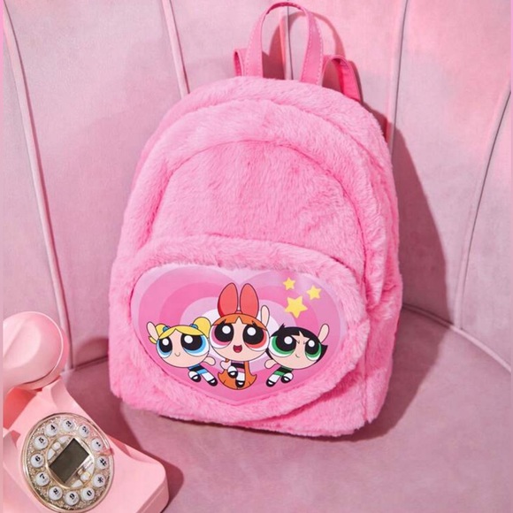 Accessories | Nwot Gorgeous Powerpuff Girls Pink Backpack | Poshmark